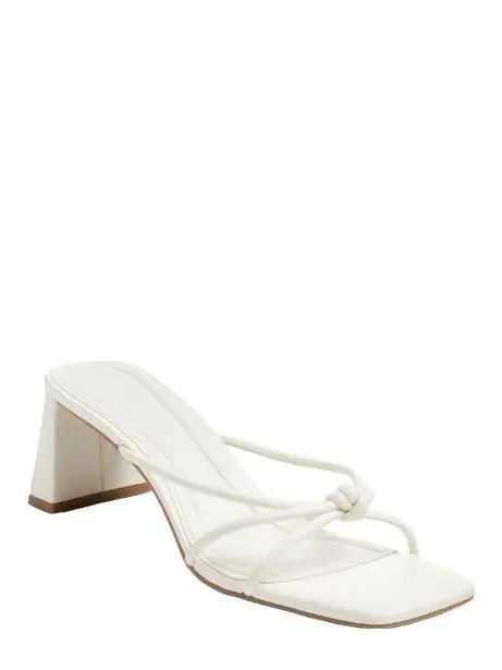 OPEN EDIT Jamie Block Heel Sandal - White Ice