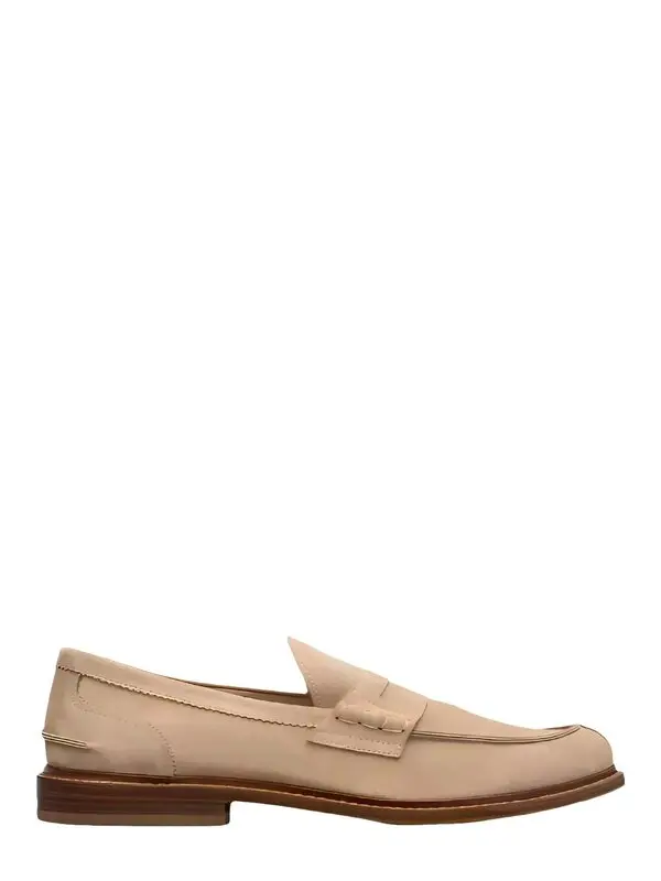 Brunello Cucinelli Suede Loafers - Neutrals