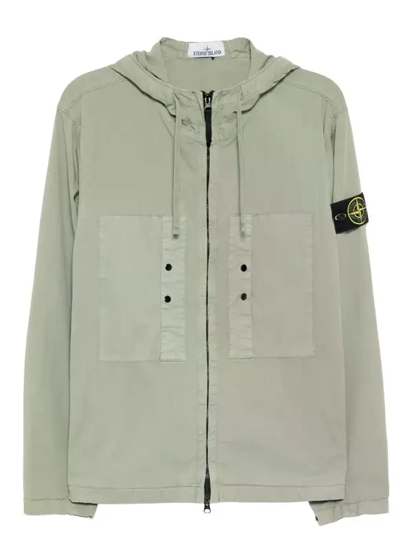 Stone Island Hooded Jacket - Green