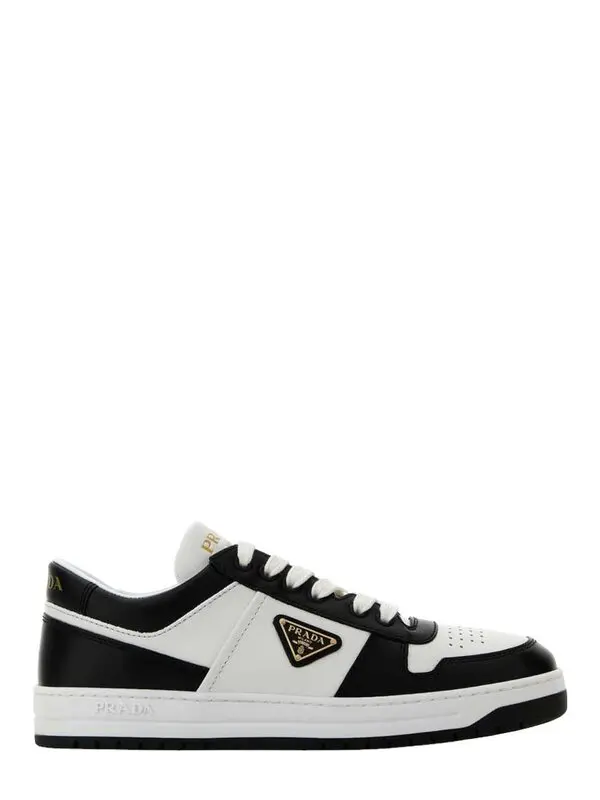 Prada Downtown Leather Sneakers - Multicoloured