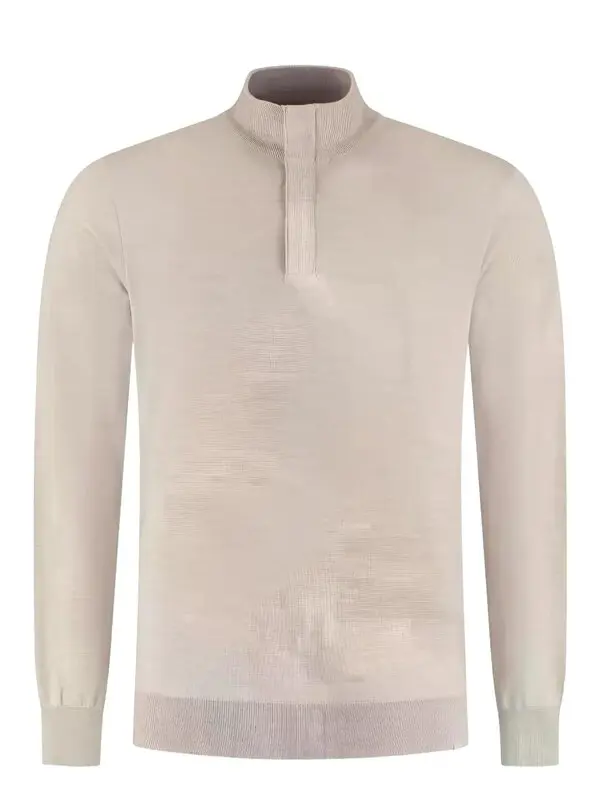 Paul & Shark Half-zip Jumper - Neutrals
