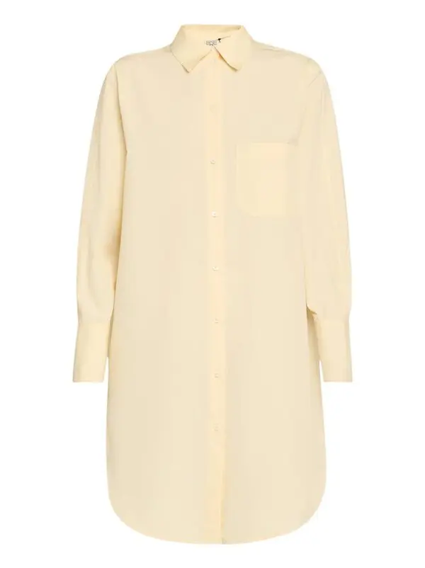 TOTÊME Kimono-sleeve Shirtdress - Straw 300