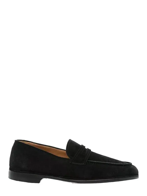 HARRYS OF LONDON Suede Loafers - Black