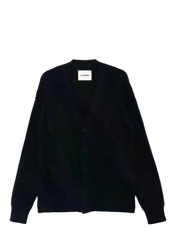 JIL SANDER V-neck Cardigan - Blue