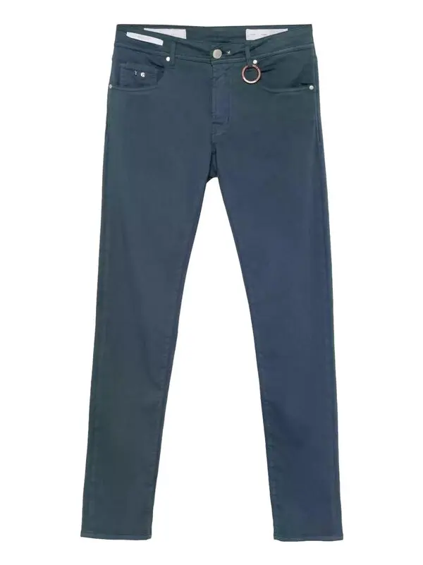 TRAMAROSSA Logo-patch Trousers - Blue