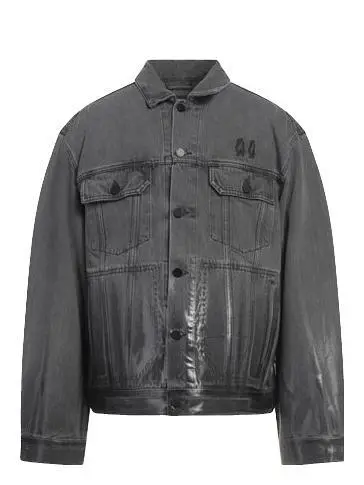44 LABEL GROUP Denim Trucker Jacket - Grey