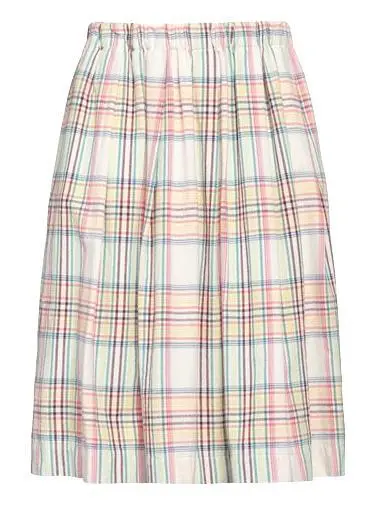 MYTHS Midi Flared Skirt - White