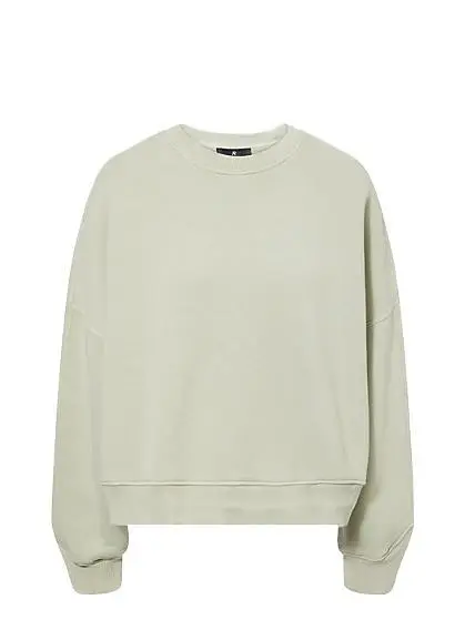 REPRESENT Initial V-notch Cotton Sweatshirt - Desert Sage