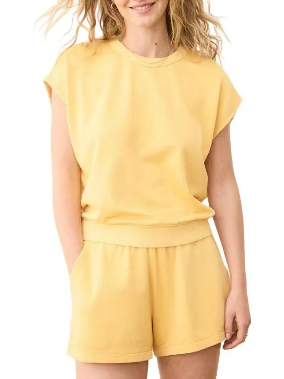 Marine Layer Cloud 9 Terry Dolman Top - Sunflower