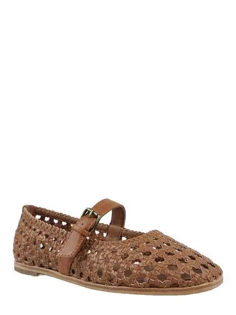 ARTISAN CRAFTED BY ZIGI Mary Jane Flat - Tan Leather