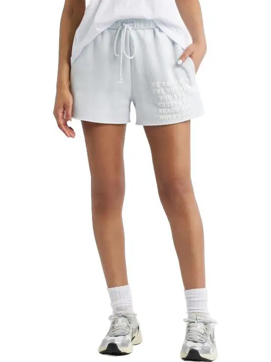 BOYS LIE Cotton-blend Terry Shorts - Blue