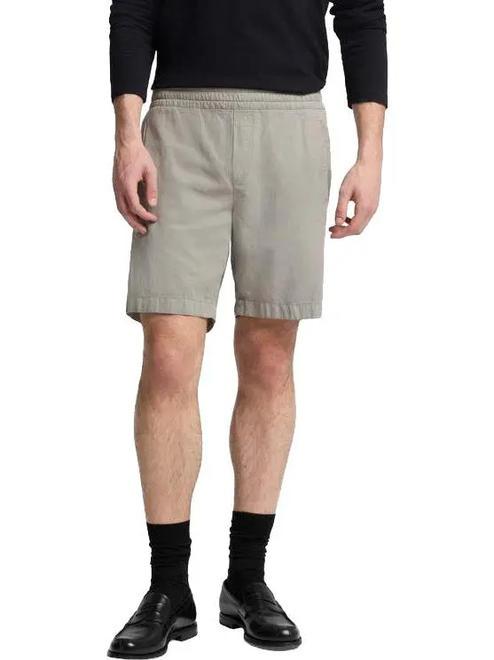 7 For All Mankind Relaxed Fit Cotton Blend Shorts - Sage