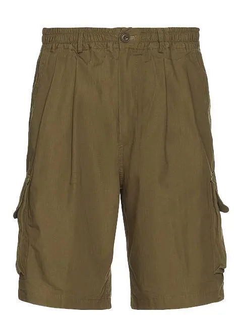 KAPPY DESIGN Ripstop Cargo Shorts - Khaki