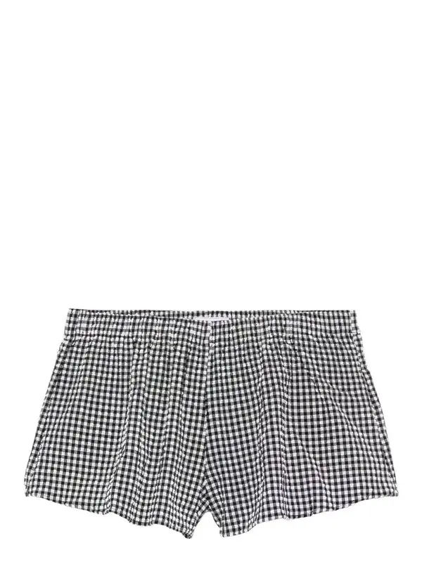 Hunza G Checked Short - Black