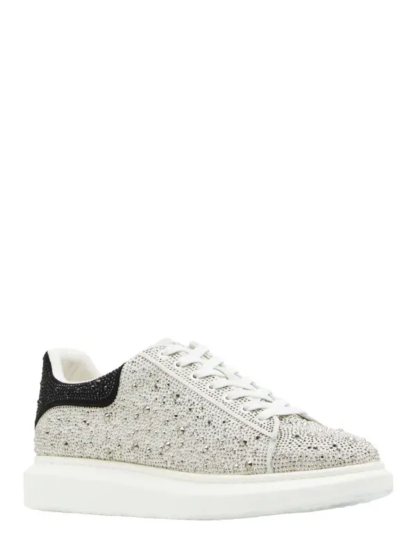 Steve Madden Icebergg Rhinestone Sneakers - Iridescent