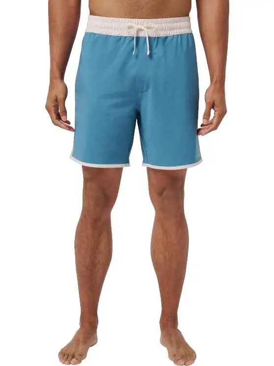 Travis Mathew Lost Cave Swim Trunks - Pacific Coast