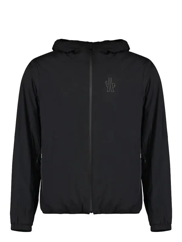 Moncler Bissen Hooded Raincoat - Black