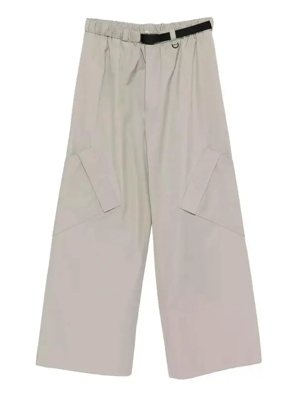 QASIMI Cargo Wide-leg Trousers - Grey