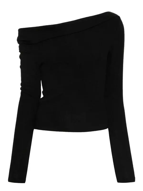 REFORMATION Elio Top - Black