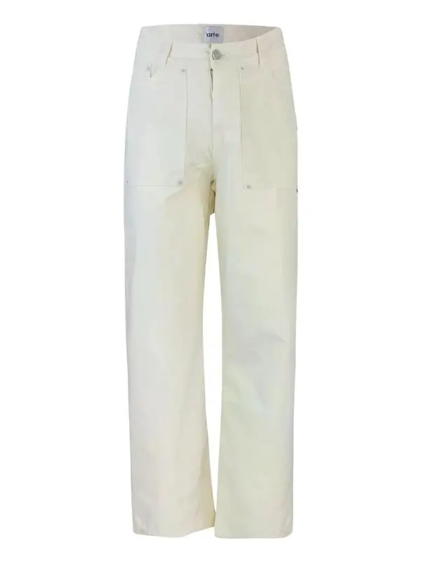 ARTE ANTWERP Ripstop Trousers - White