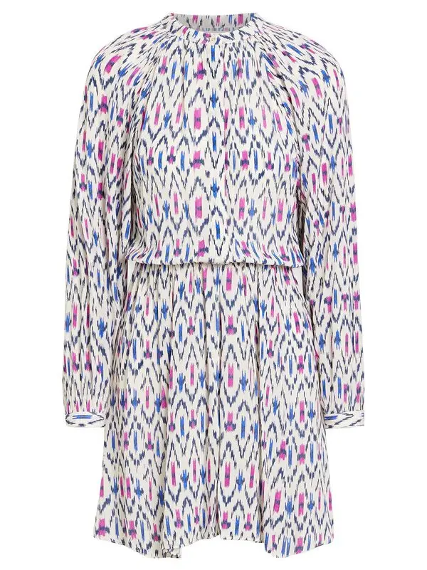 MARANT ETOILE Amandine Printed Mini Dress - Fuchsia