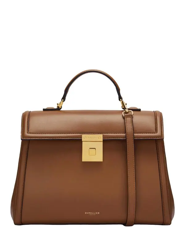 DEMELLIER The Paris Top Handle Bag - Tan Smooth