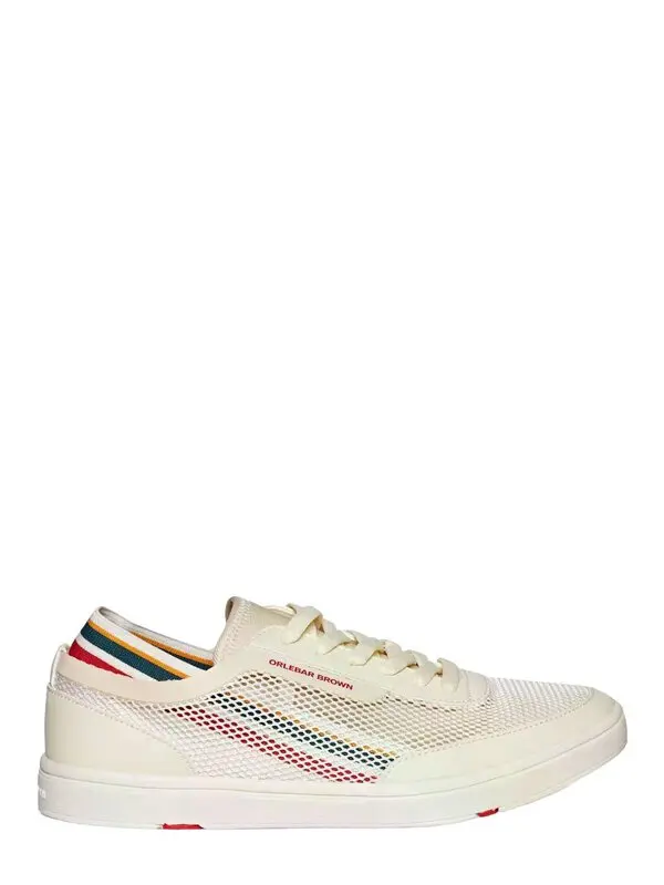 Orlebar Brown Larson Mesh Panelled Low-top Sneakers - White