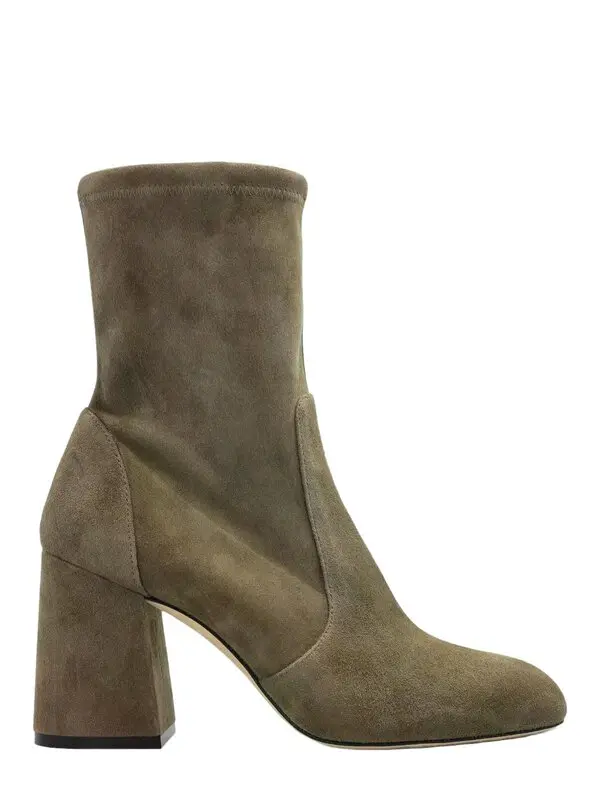 STUART WEITZMAN 85mm Flareblock Boots - Brown