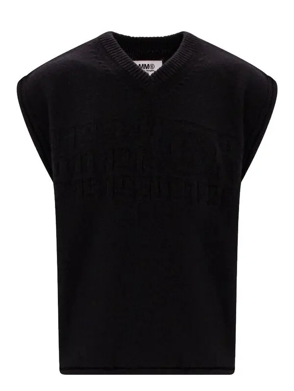 MAISON MARGIELA Wool Vest - Black
