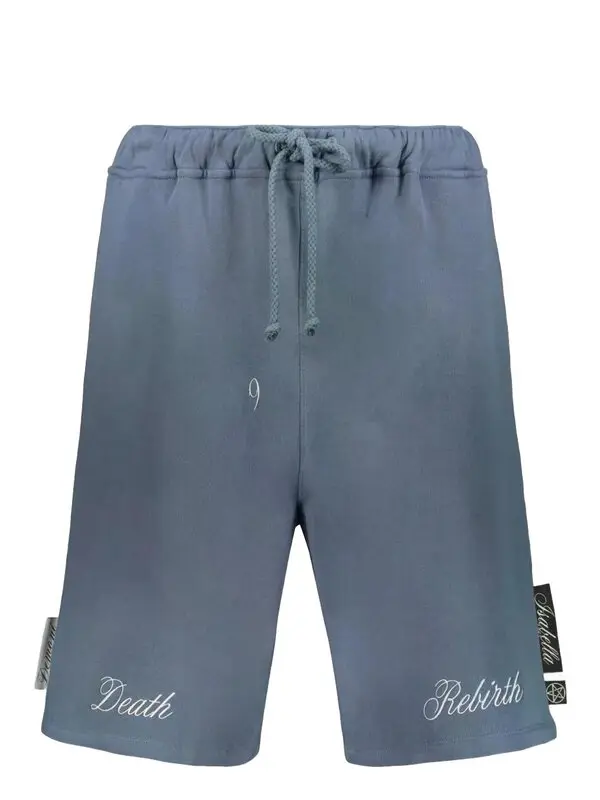 ISABELLA 1985 Cotton Bermuda Shorts - Blue