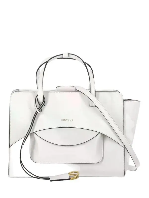 HIDESINS Flap S Tote Bag - White