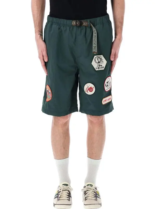 BRAIN DEAD Embellished Shorts - Green