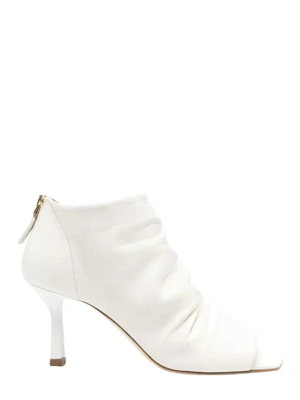 THE SELLER Heeled Open-toe Ankle Boots - White