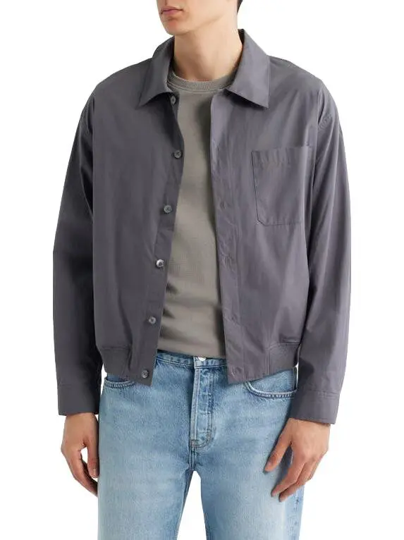 FRAME Cotton Jacket - Cloud Grey