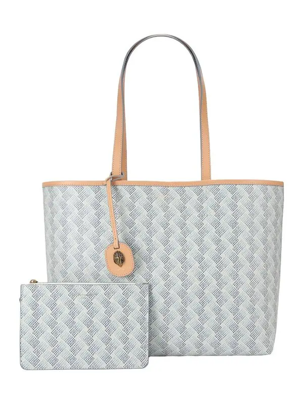 Kurt Geiger Camden Coated Canvas Shopper - Open White