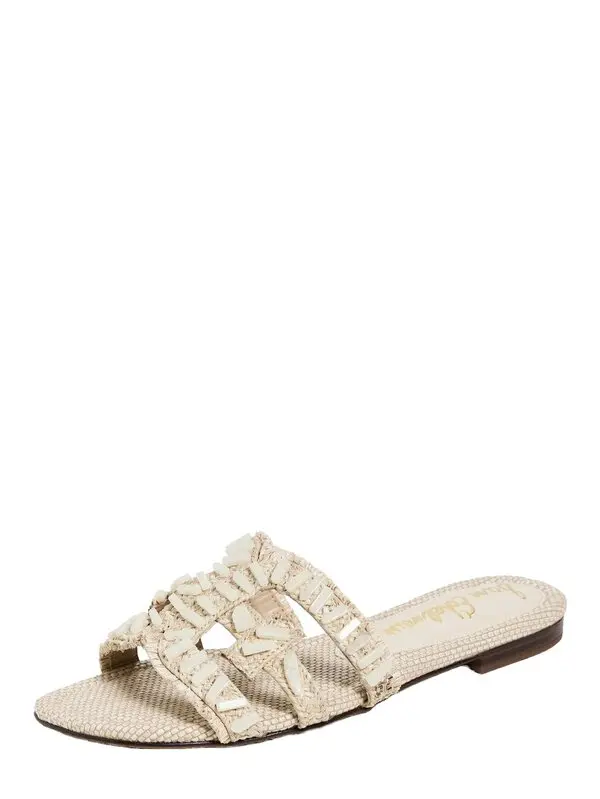 Sam Edelman Bay Stone Slides - Light Natural