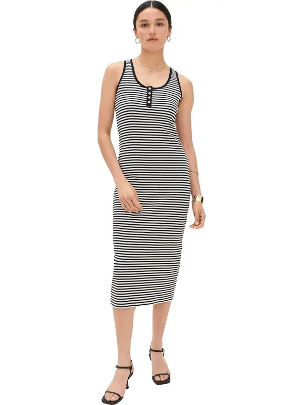 ANINE BING Alessia Tank Midi Dress - Multi