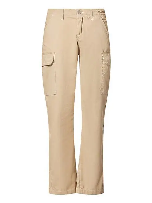 True Religion Relaxed-fit Woven Cargo Trousers - Travertine