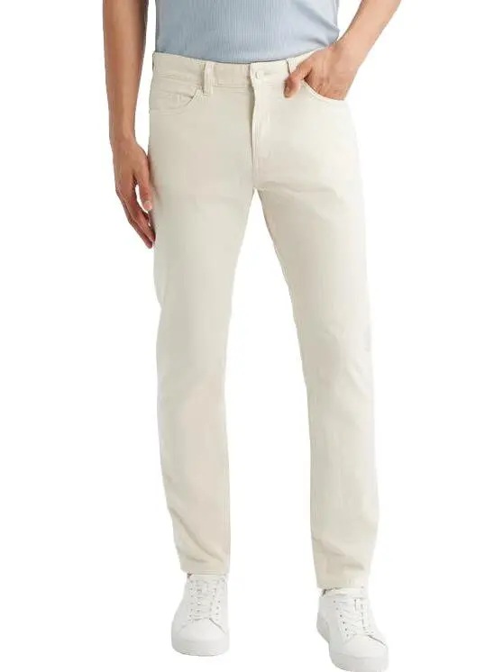 Hugo Boss Delaware Slim-fit Five-pocket Pants - Open White