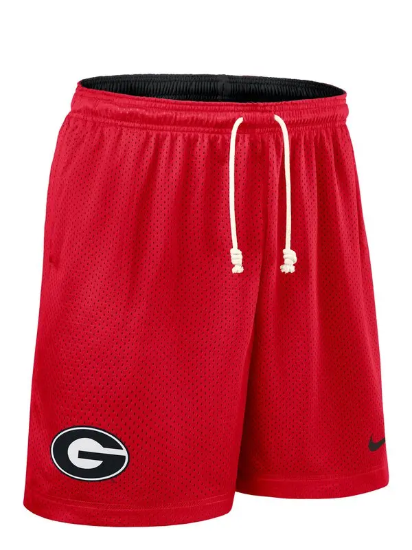 Nike Georgia Sideline Reversible Dri-fit College Shorts - Red