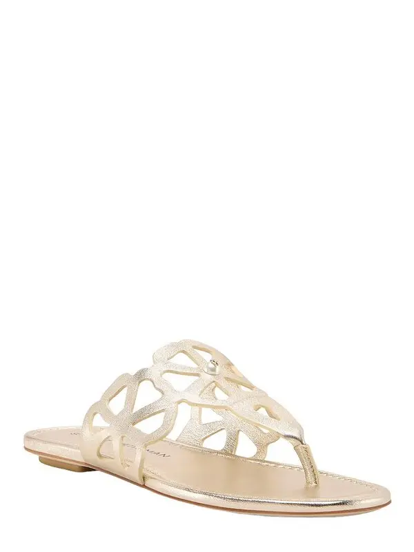 STUART WEITZMAN Jasmine Sandals - Light Gold