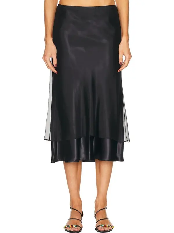 Khaite Monina Skirt - Black