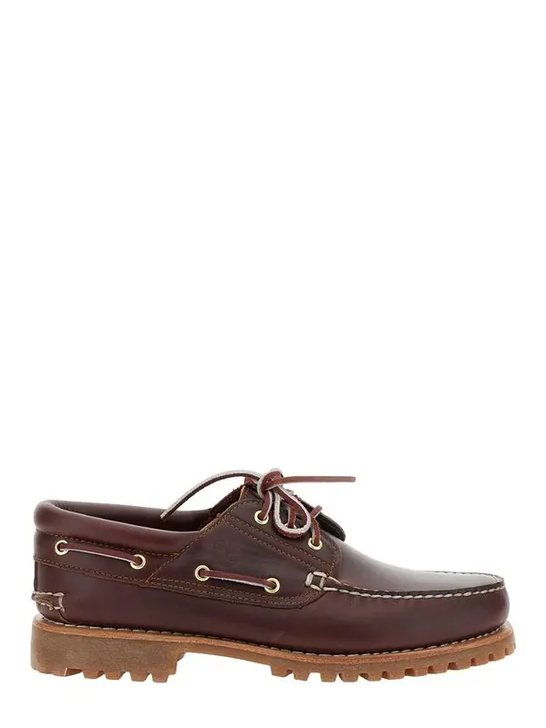 Timberland Authentic Leather Loafers - Red