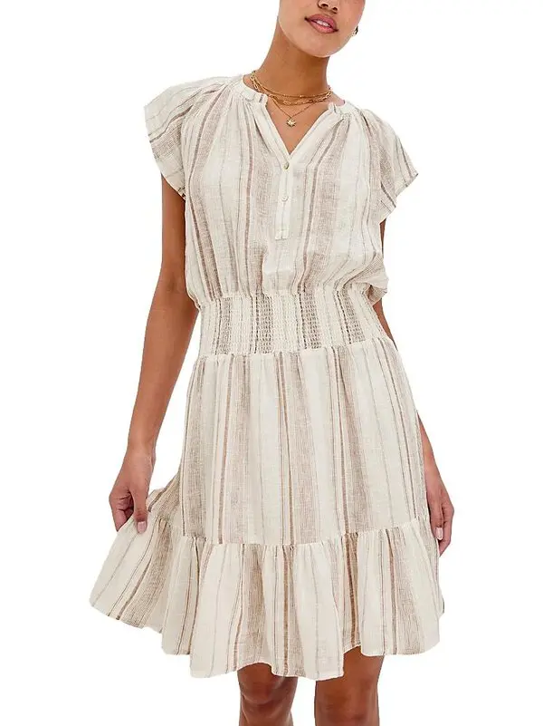 Rails Augustine Smocked Dress - Reims Stripe