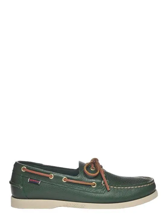 SEBAGO Portland Martellato Boat Shoes - Green Hunter