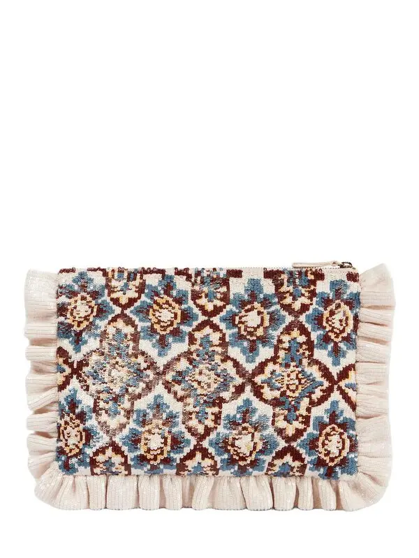 La DoubleJ Sequined Pouch - Multicoloured