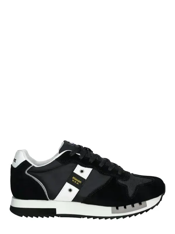 BLAUER. Suede Sneakers - Black