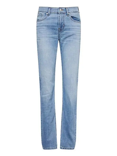 7 For All Mankind Slimmy Tapered Stretch-denim Jeans - Formentera