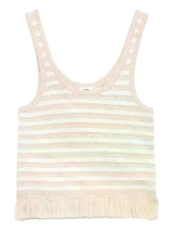 The Upside Canyon Freida Knitted Top - Neutrals