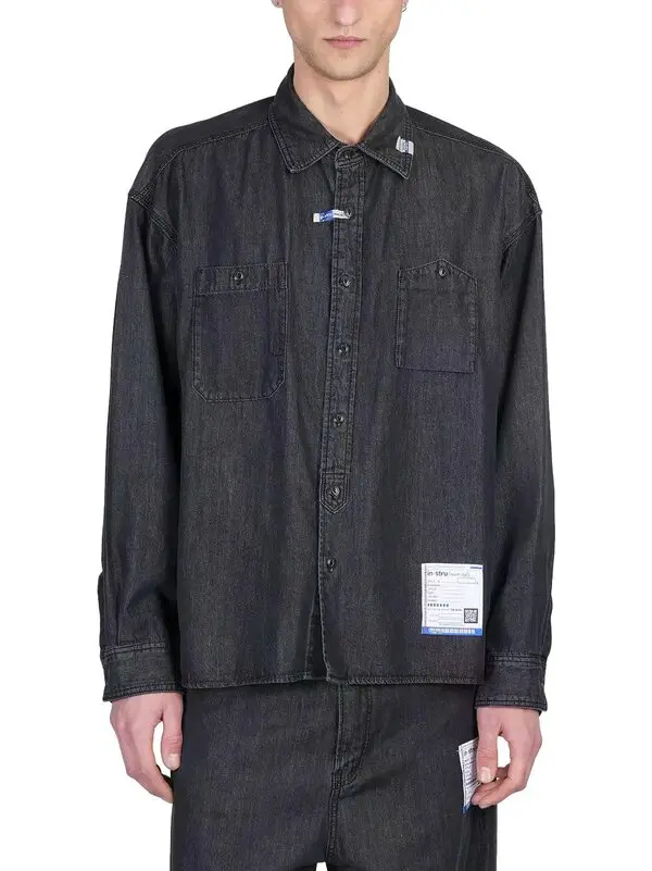 Mihara Yasuhiro Denim Shirt - Black